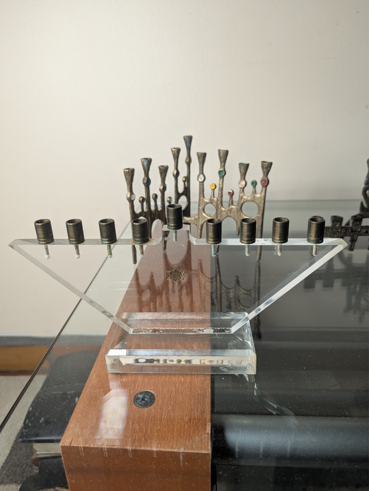 Vintage & Modern Judaica Collection – Menorah Set (Multiple Pieces) | eBay