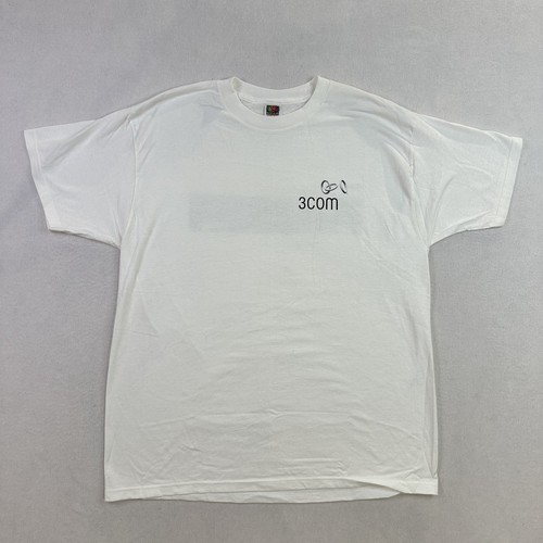 Vintage 3Com Digital Home Promo Tee Shirt 90s White Technology Mens XL ...