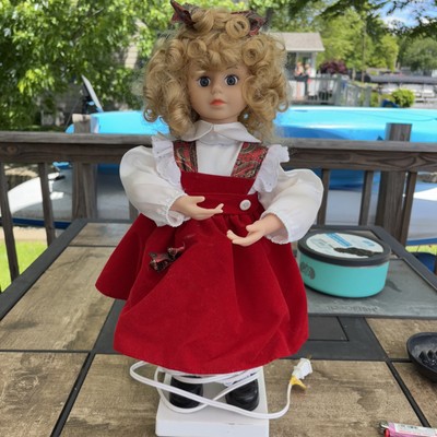 MINT 1989 Vintage Christmas 21-INCH TELCO ANIMATED MOTION-ETTES DOLL ...