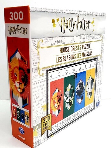 HARRY POTTER 300 piece Jigsaw Puzzle Hogwarts House Crests NEW FREE ...