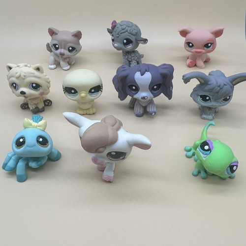 Littlest Pet Shop LPS Lot Of 10 (Dog Spider Bunny Pig etc) | eBay