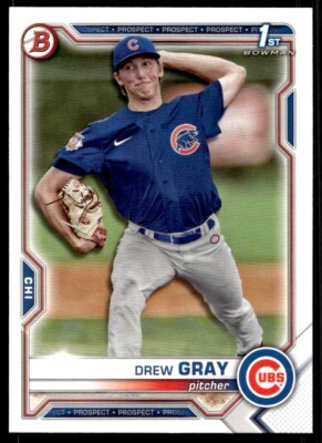 2021 Bowman Draft Drew Gray G558 Chicago Cubs #BD-35 | eBay