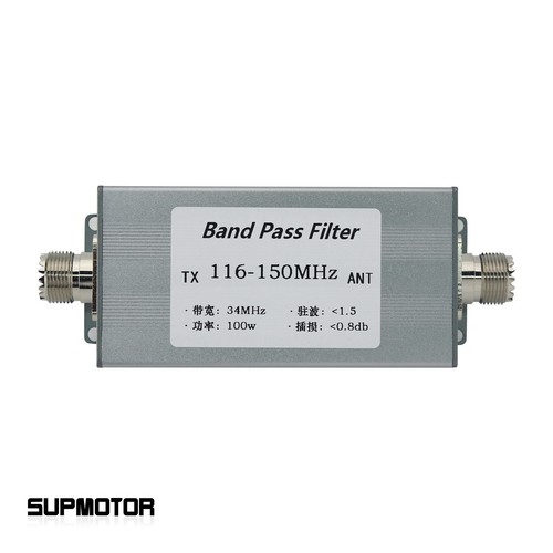 BPF 116-150MHz Band Pass Filter 100W RF Accessory w/ M-type Connector ...