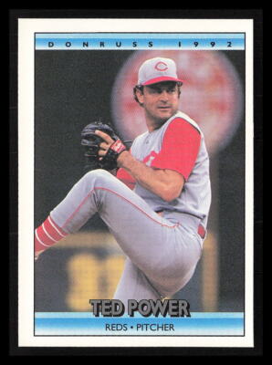 Ted Power 1992 Donruss #586 Cincinnati Reds | eBay
