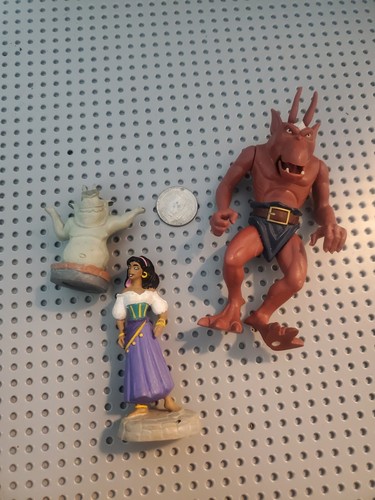 Hunchback Of Notre Dame Disney Lot 3 PVC figures Esmeralda gargoyles ...
