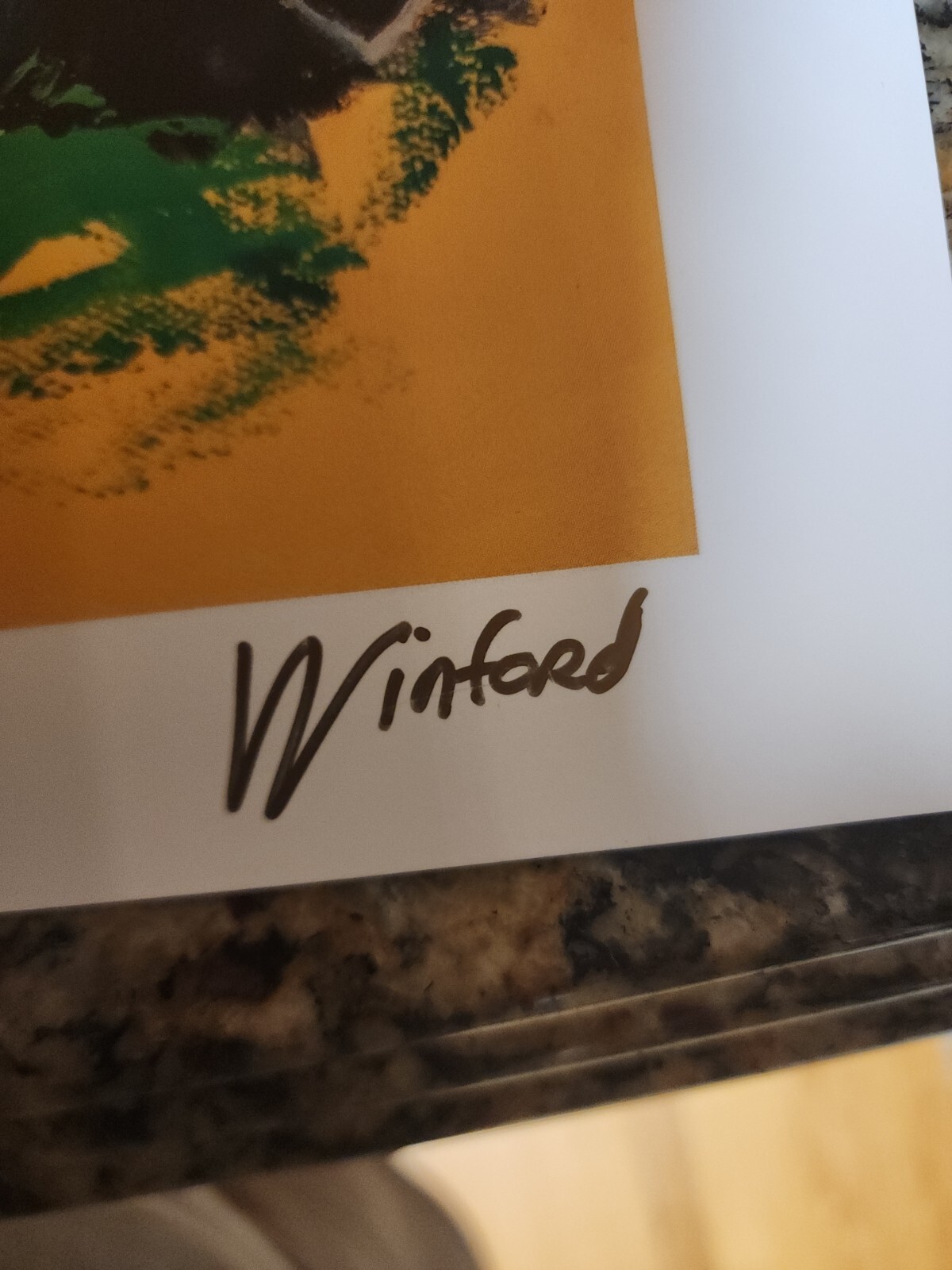 SUPERMAN LIMITED EDITION ORIGINAL ART PRINT SIGNED BY ARTIST WINFORD 48 ...