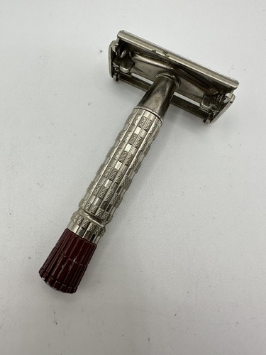 Gillette 1957 Red Tip Heavy Super Speed TTO Safety Razor C2 (Used) | eBay