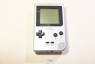 Vintage Nintendo Game Boy Pocket Silver handheld electronic console ...