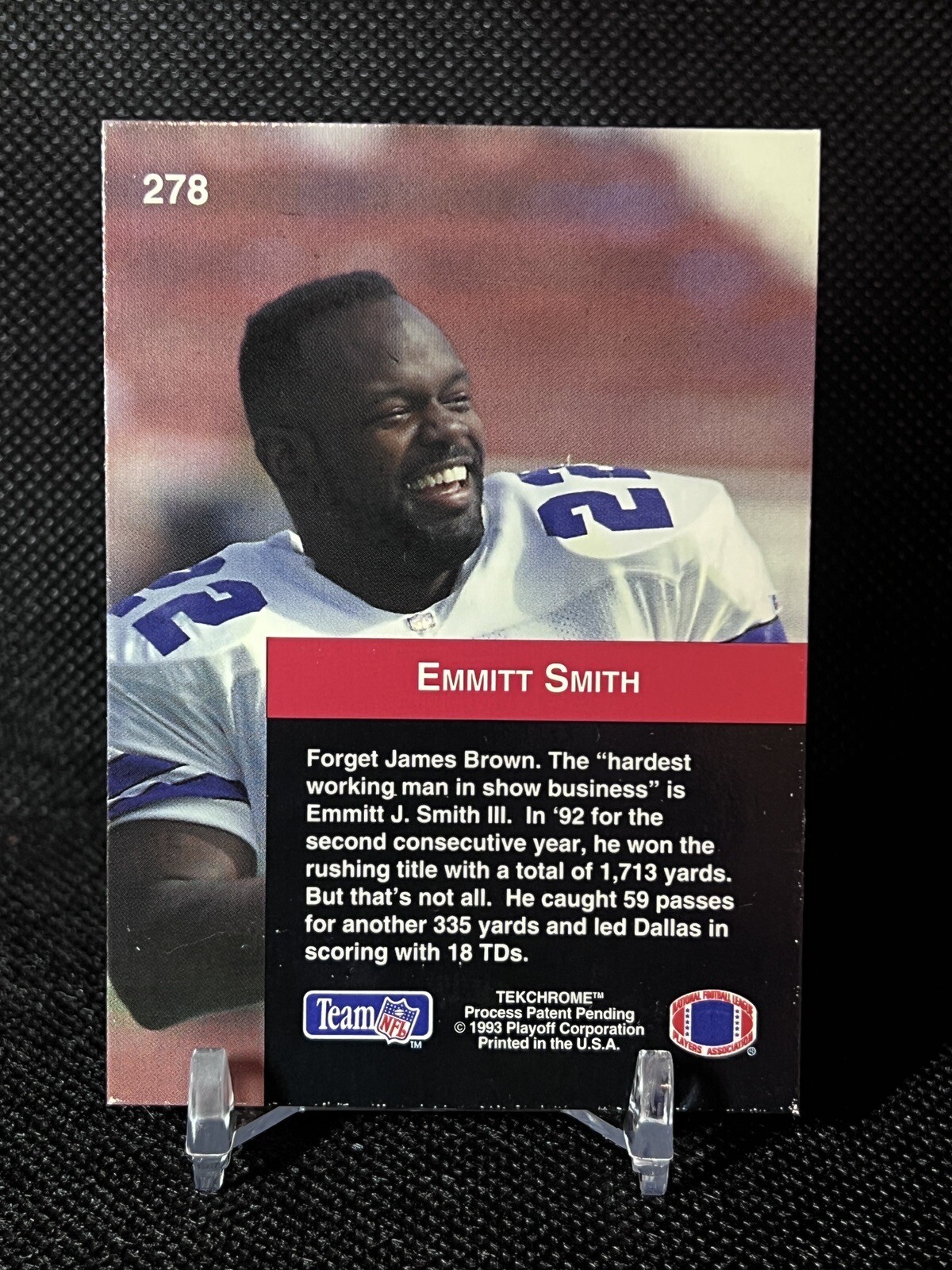 1993 Playoff Football Card #278 Emmitt Smith TB | eBay