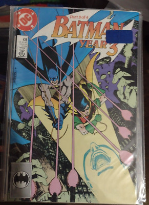 Batman # 438 1989, DC BATMAN YEAR 3 PT 3 TIM DRAKE. ORIGIN DICK GRAYSON ...