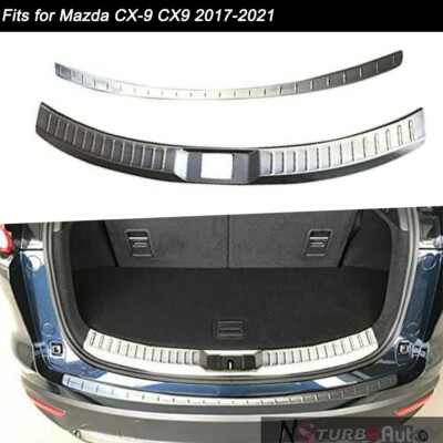 2Pcs Silver Rear Bumper Sill Molding Trim Fits for Mazda CX-9 CX9 2017 ...