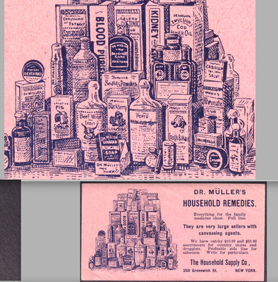 Dr Muller Remedies Rat Poison Hair Syrup Blood Kidney Cure Bottle NY ...