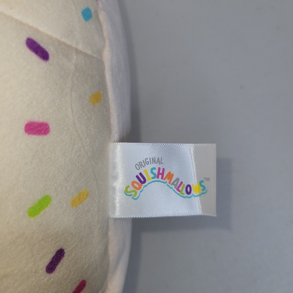 Squishmallows Happy Birthday Cupcake Plush Sprinkle Candle Birthday ...