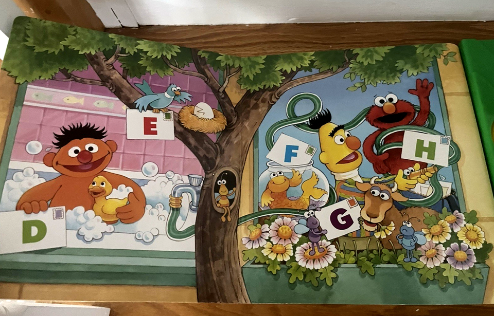 3 Elmo Books Lift & Look What's the Name of that Song & Elmo's ABC Play ...
