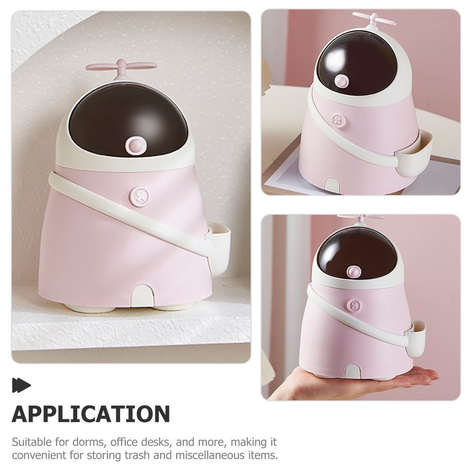 Trash Can Mini Trash Can Astronaut Spaceman Cute Waste Garbage Can ...