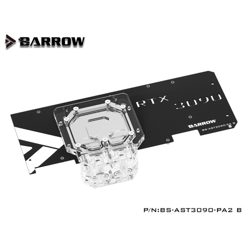 Barrow GPU Water Block w/Backplate for ASUS TUF RTX 3090 3080Ti 3080 ...