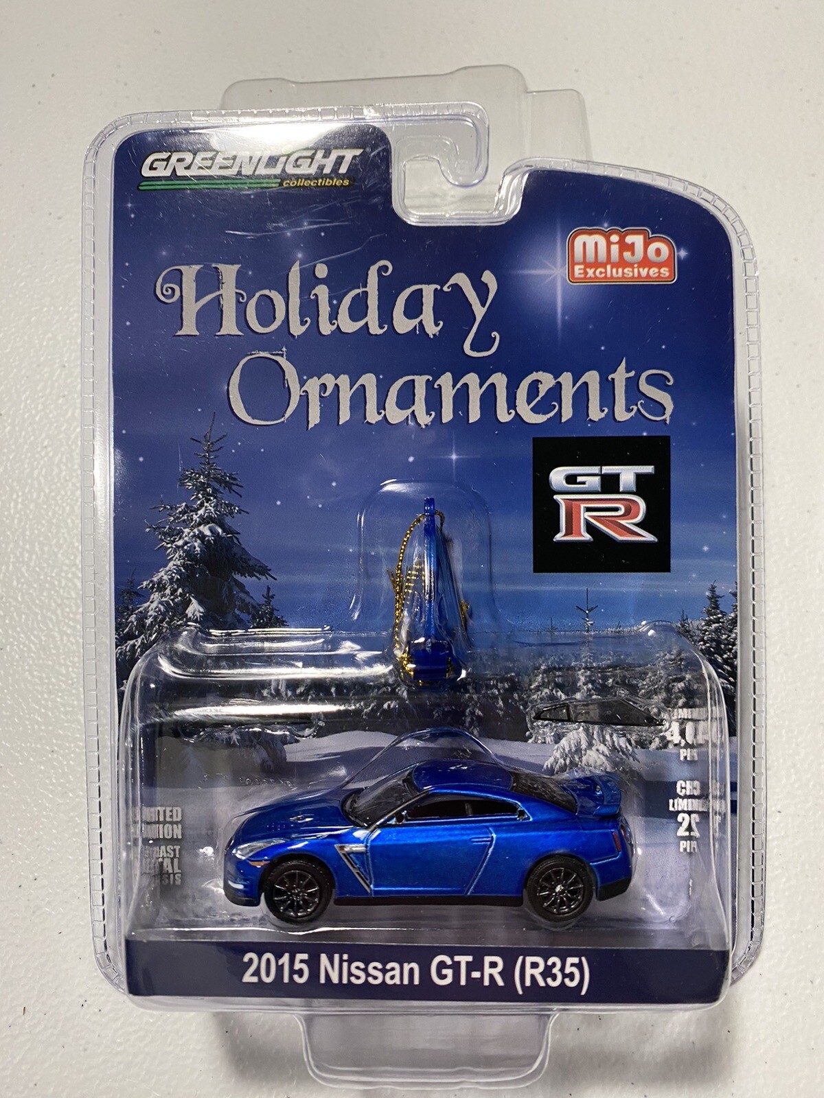 2015 '15 NISSAN GTR R35 HOLIDAY ORNAMENTS XMAS MIJO 2016 GREENLIGHT | eBay