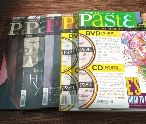 PASTE Magazine 2005 - 2006 Set of 5 | eBay