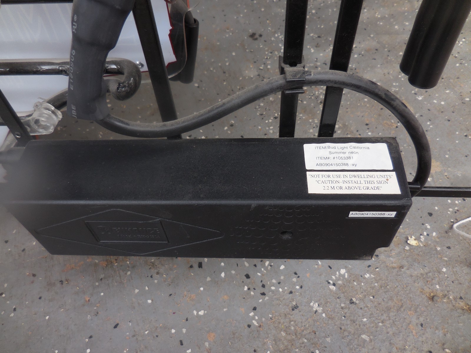 Budweiser BUD LIGHT CALIFORNIA Summer Time all the Time Neon Tube Light ...