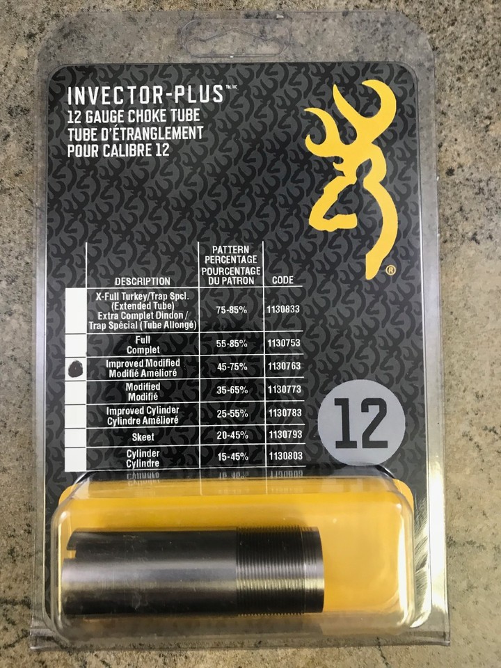 Browning Invector-Plus Choke Tube for Improved Modified 12 Gauge ...
