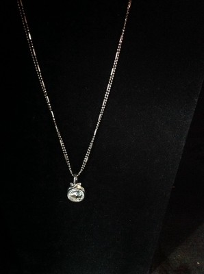 Premier design multi stand silver necklace and pendent with large ...