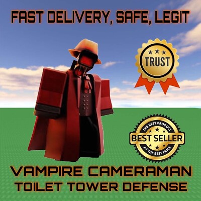 Vampire Cameraman | Toilet Tower Defense | TTD | Cheapest and Fast | eBay