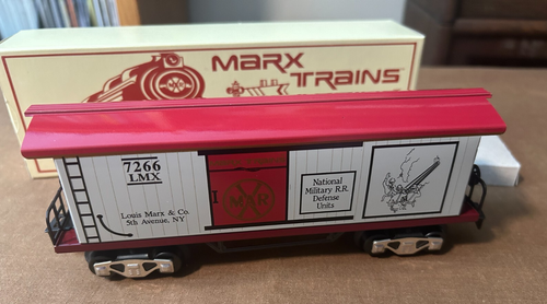 MODERN MARX Louis Marx 100th Birthday Boxcar 7266 Military Car MIB HTF ...
