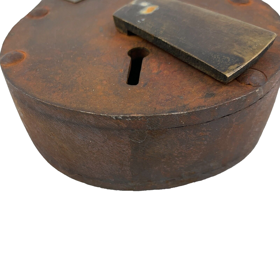Vintage 7" Wells Fargo & Co Express San Francisco Cast Iron Padlock ...