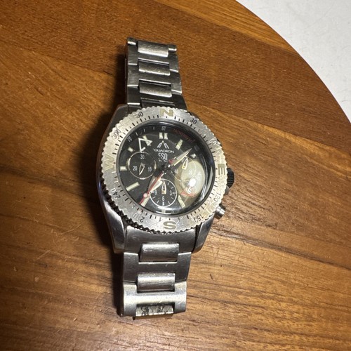 ESQ MOVADO Squadron Chronograph Compass Watch E5445 Swiss Quartz | eBay