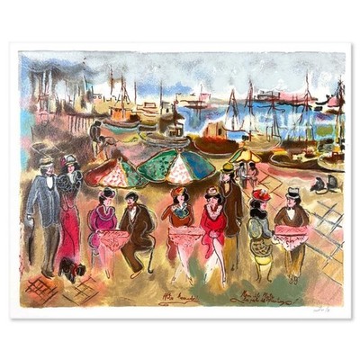 Zule Moskowitz, "Mar De Plata" Limited Edition Serigraph, Numbered and ...