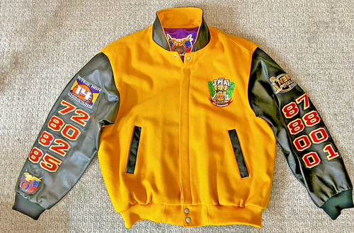 Los Angeles Lakers Three Peat Jeff Hamilton Jacket Vintage Sz-L, 2000 ...