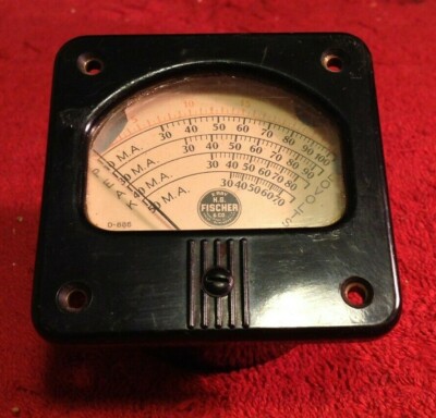 Vintage HG FISCHER Peak Kilovolts X-Ray Meter Industrial Gauge D-886 ...