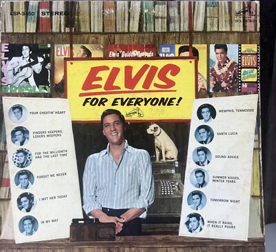 ELVIS PRESLEY ELVIS FOR EVERYONE VINYL LP RCA VICTOR collectible | eBay
