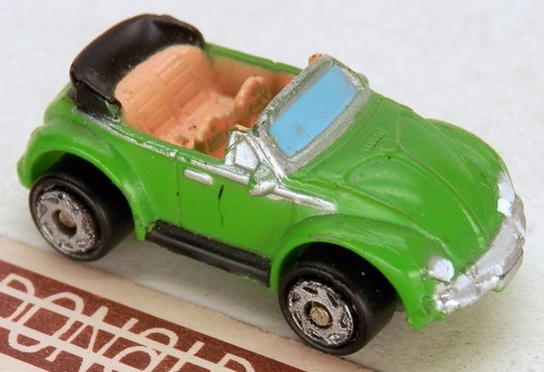 Micro Machines 1970s Volkswagen Superbeetle Convertible Green VW Bug ...