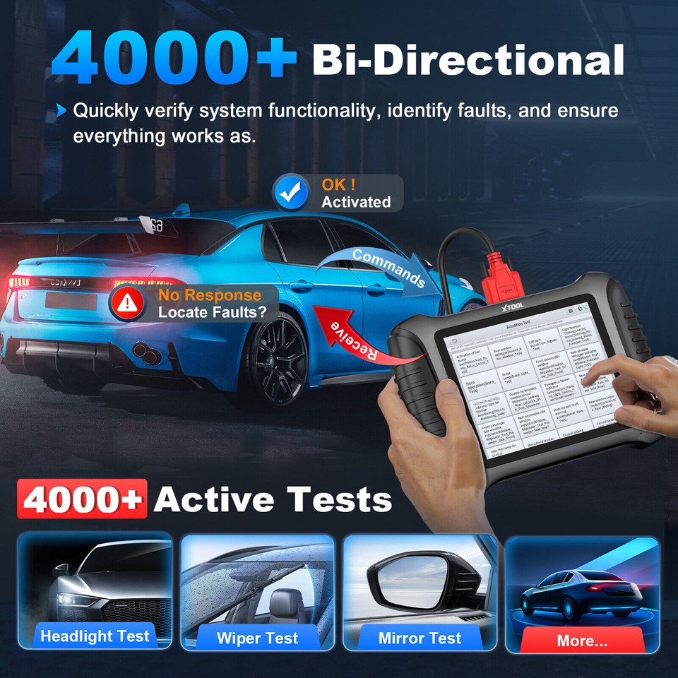 2025 XTOOL IP900 FCA Scanner Car Full Diagnostic Tool Bidirectional E ...