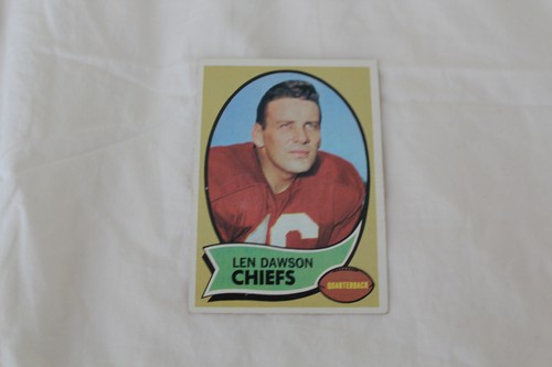 1970 Topps Football #1 Len Dawson KC Chiefs HOF | eBay