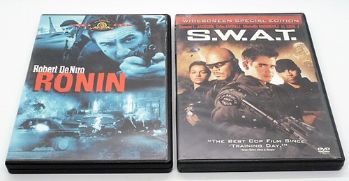 2 DVDs RONIN & S.W.A.T. Robert De Niro Colin Farrell Man Cave Dad ...