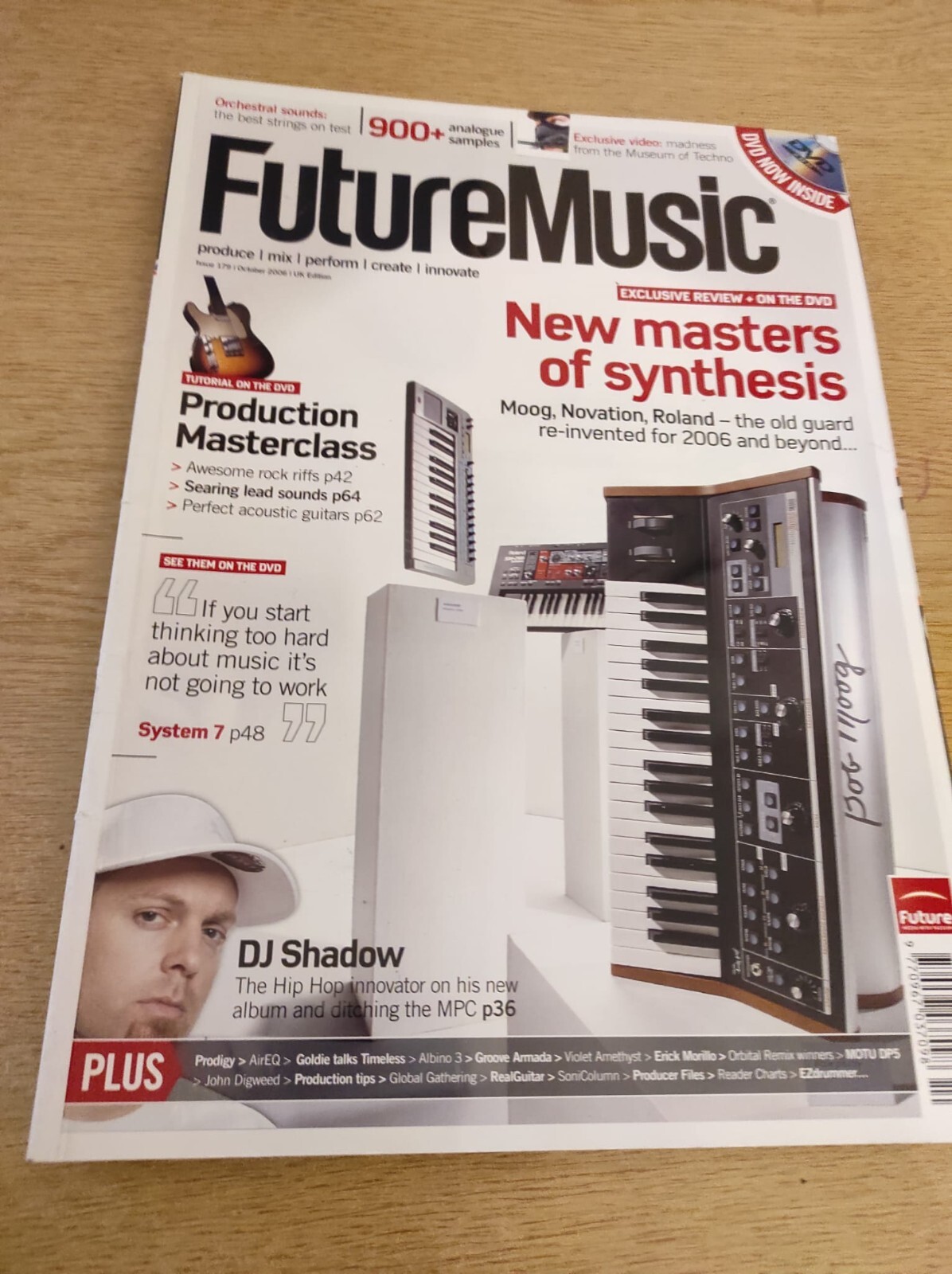 Future Music Magazine Issue 179, October 2006, Masters Of Synthesis ...