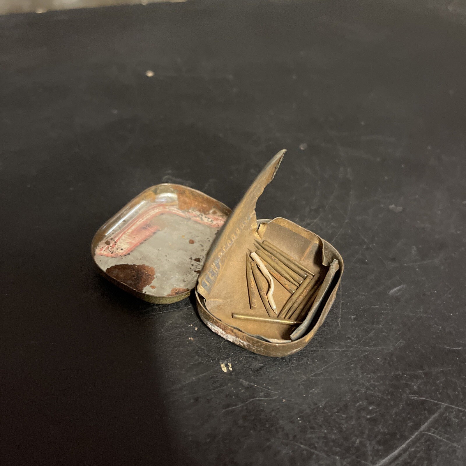 EMPTY VINTAGE DURAGOLD COLUMBIA TIN GRAMOPHONE NEEDLES SEMI PERMANENT ...