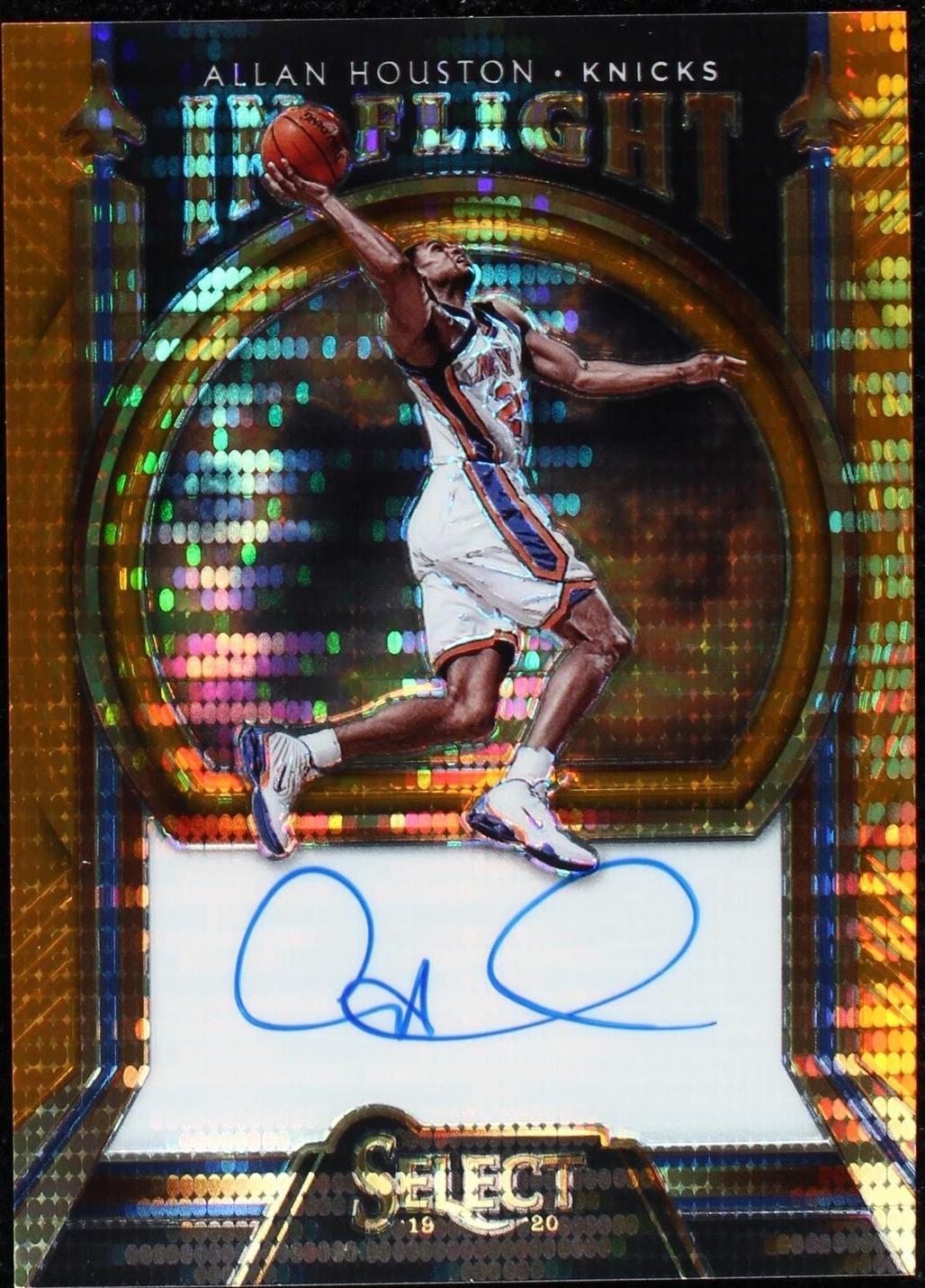 2019-20 Panini Select - In Flight Signatures Allan Houston #IF-AHS Neon ...
