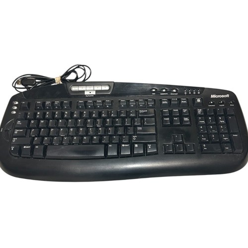 Microsoft KC-0405 Digital Media Pro USB Wired Keyboard Multimedia ...