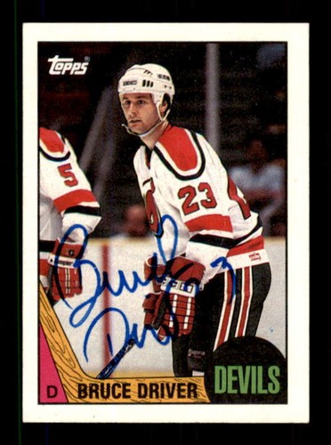 1987-88 Topps #79 Bruce Driver AUTOGRAPHED!!! 544005 | eBay