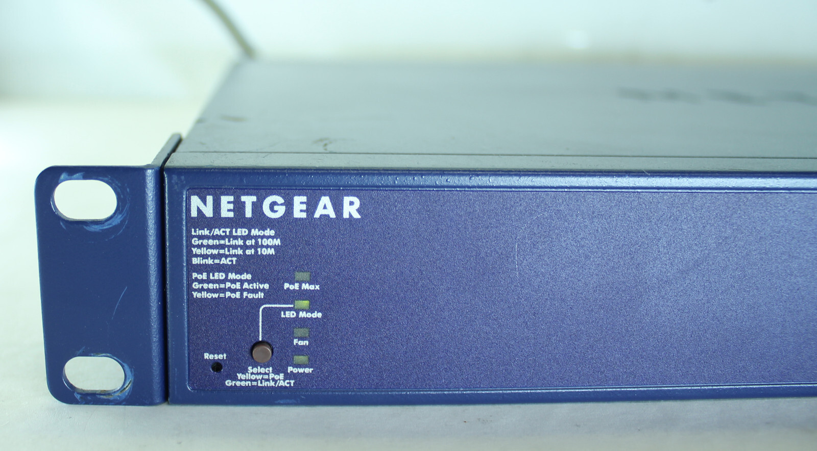 Netgear FS728TP v2 Prosafe 24+4 PORTS 10/100 Smart PoE Switch with Rack ...