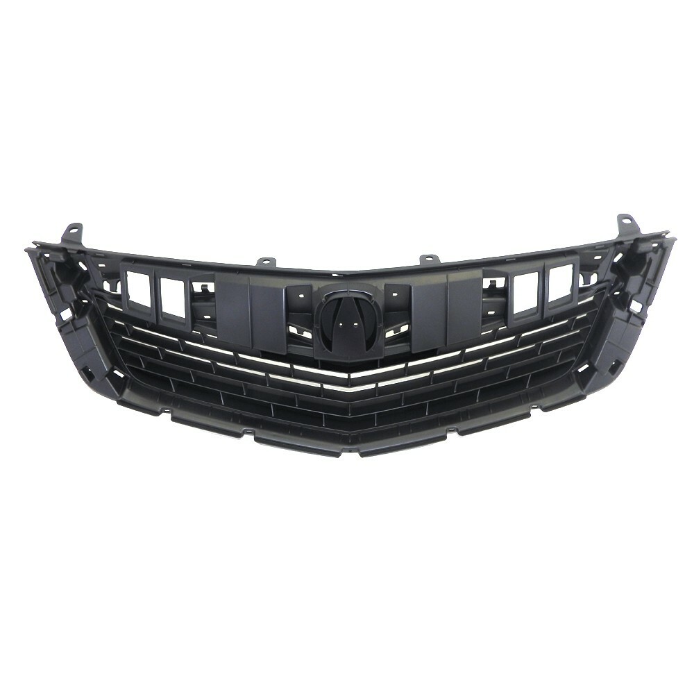 AM New Black Front Grille w/o Chrome Molding for 09-2010 Acura TSX Fit ...