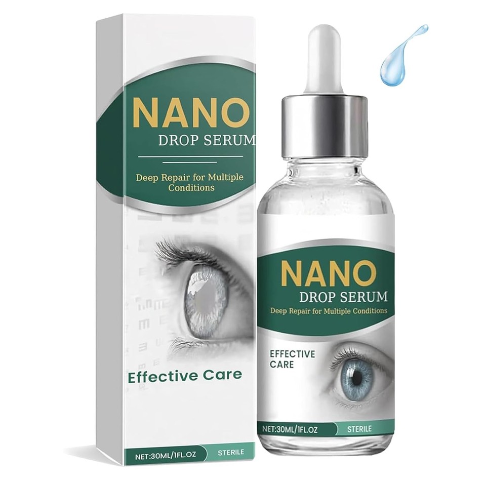 ~5X Nano Eye Drops Serum,Natural Nano Lubricant Eye Drops for Dry Eye ...