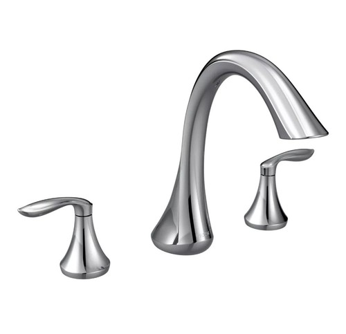 Moen T943 Eva Two-Handle Deck Mount Roman Tub Faucet Trim Kit GENERIC ...