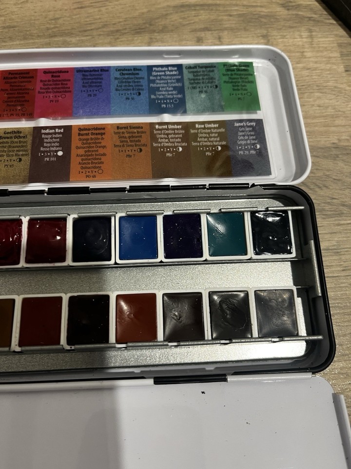 Daniel Smith Watercolour Paint Set 24 Half Pans New In Box | eBay UK