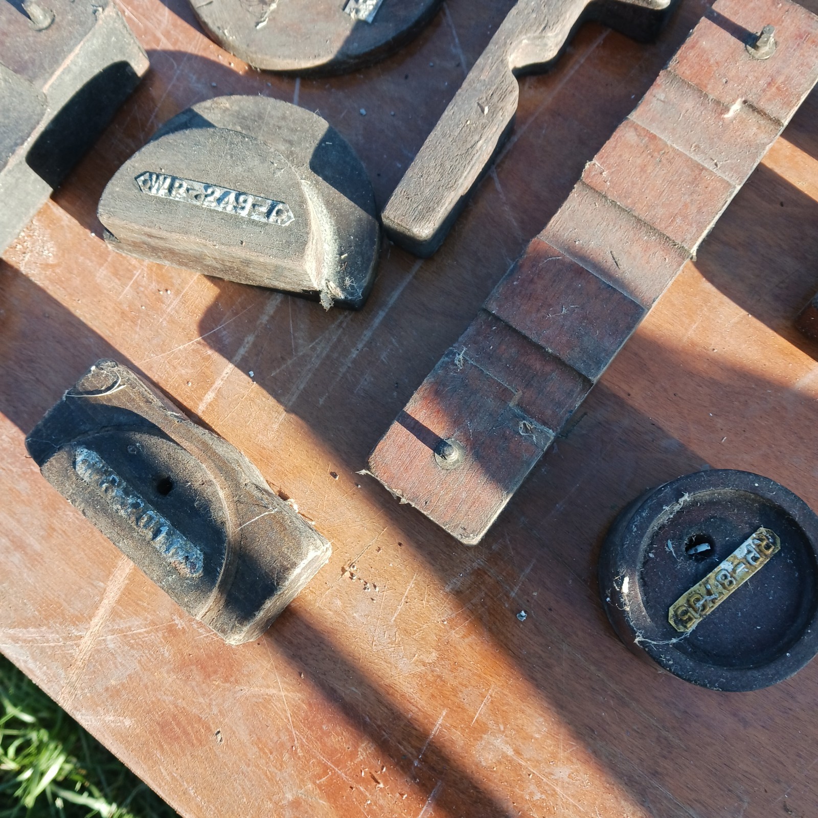 Lot Of 12 Antique Foundry Patterns Sand Cast Molds | eBay