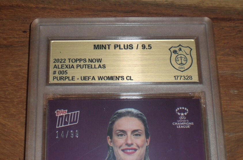 ALEXIA PUTELLAS /99 - 9.5 MINT - Topps now - Women`s Player of the Year ...