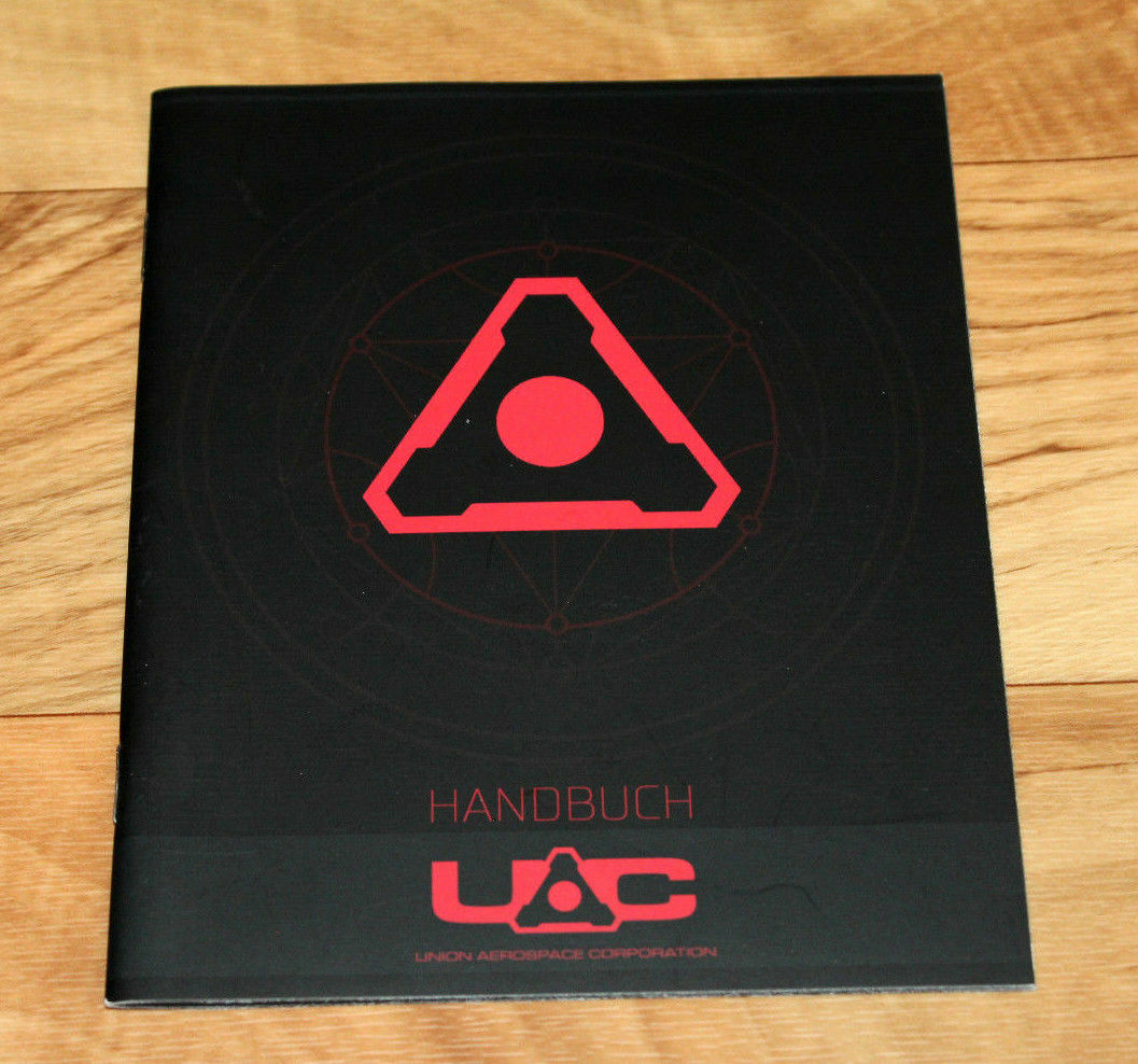Doom UAC Union Aerospace Corporation German Book Artbook Xbox One PS4 ...
